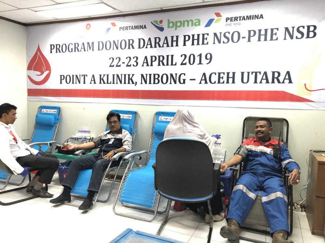 Donor Darah PHE NSB-PHE NSO Sumbangkan 128 Kantong Darah - Kanal Aceh